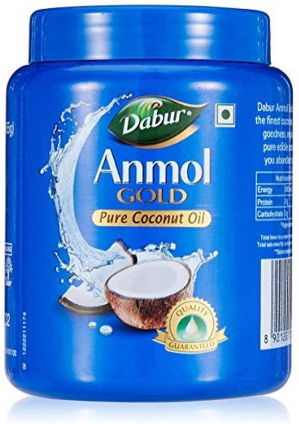 dabur Dabur Anmol Gold 100% Coconut Oil, 500 ML Hair Oil Price in India ...