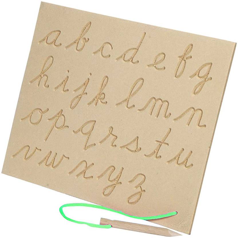 FORSIKHA Small English Cursive Alphabet Tracing Board/Slate/Writing ...