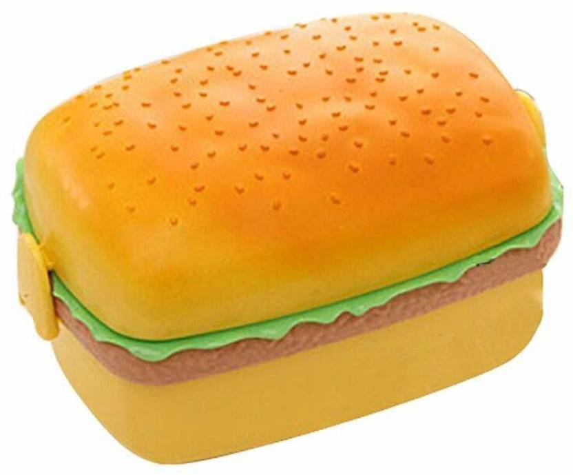 Colorful Rectangle Shaped Burger Lunch Box for Kids 1 Containers Lunch ...