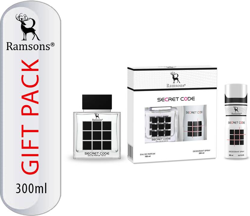 Buy RAMSONS Secret Code Gift Pack Eau de Parfum - 300 ml Online In ...