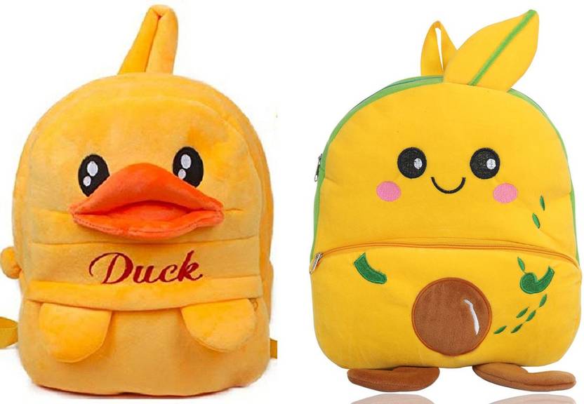 Yellow Duck & Yellow Mango Kids School Bag Baby Boy/Girl (2-5 Years ...