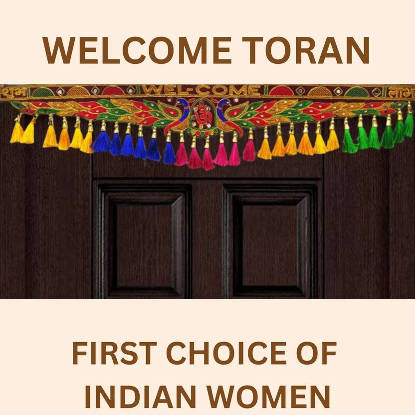 TBI Toran For Main Gate, Home Door, Office, Pooja Room Welcome Design JR 11 Toran Price in India ...