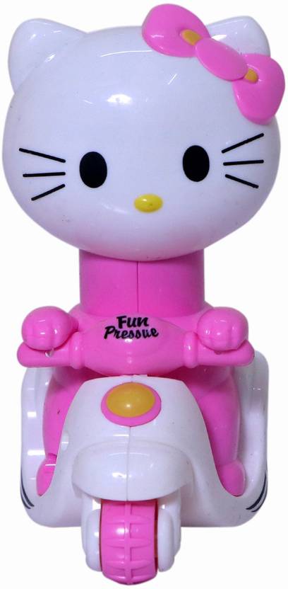 GEENIA Hello Kitty New Type Fun Pressure Car Friction car Toy Scooter ...