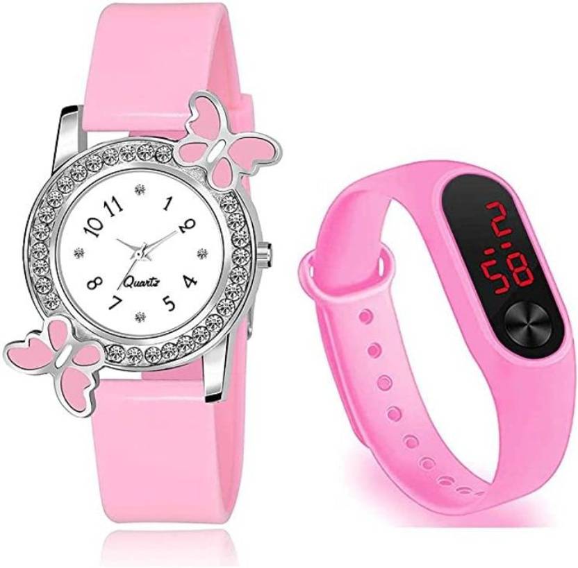 Restraint butterfly girl watch with kids digital watch digital watch ...