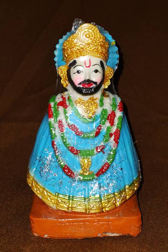 nik city store Lord Khatu Shyam baba murti Sculpture statue idol ...
