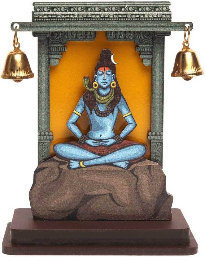 DEVSENA Lord Shiv Shanker Idols For Car Dashboard Decorative Showpiece ...