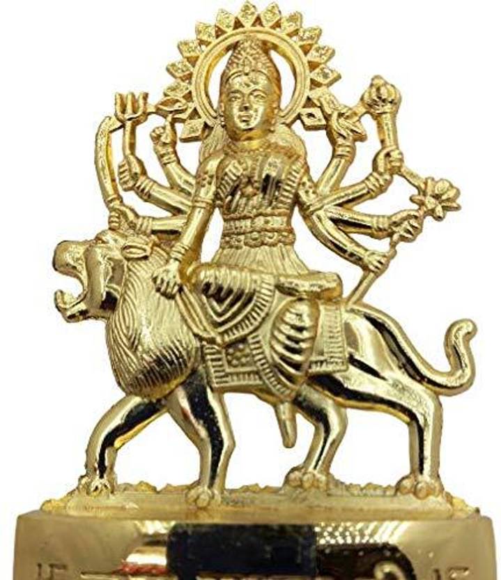 EliteTouch Metal Maa Durga Idol | Sherawali MATA Statue | Sacred Metal ...