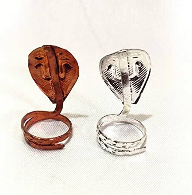 UROOH Nag Devta Silver Naag for Shivling Nag Naagin Joda Decorative ...