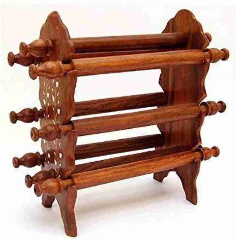 confix wooden handicraft Wood Bangle stand chudi stand sheesham ...