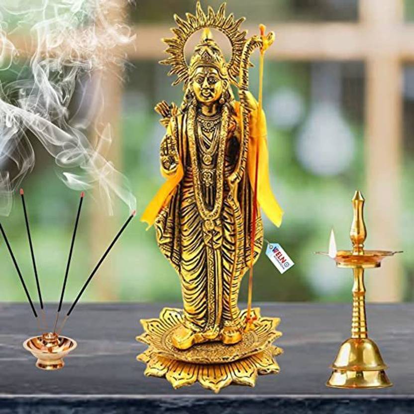 mark india Metal Bhagwan Shri RAM Idol For Home Temple Decor MANDIR ...