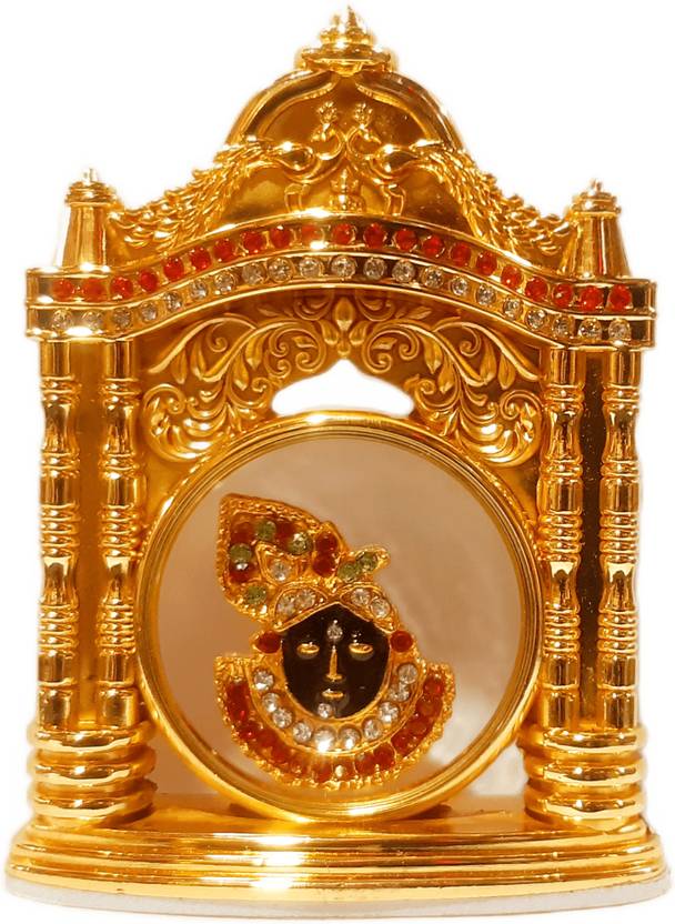 Radha Krishna Shringar Store Mukharvind Shrinathji Idol for Car ...