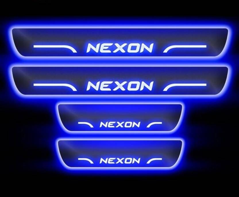 hukum karo Tata Nexon Royal Blue Black Led Illuminated Door Sill Plates ... hukum karo Tata Nexon Royal Blue Black Led Illuminated Door Sill Plates ...