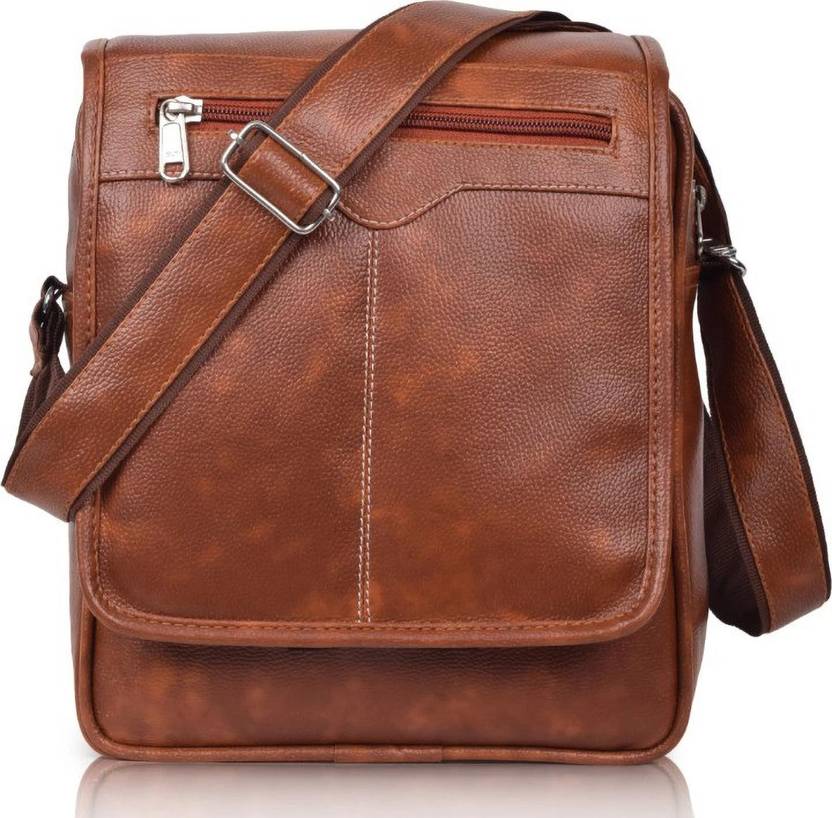 Tlayi Tan Sling Bag Tan Men Sling Bag Tan - Price in India | Flipkart.com