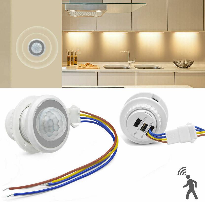 jenix automatic motion sensor light switch with time delay and darkness ...