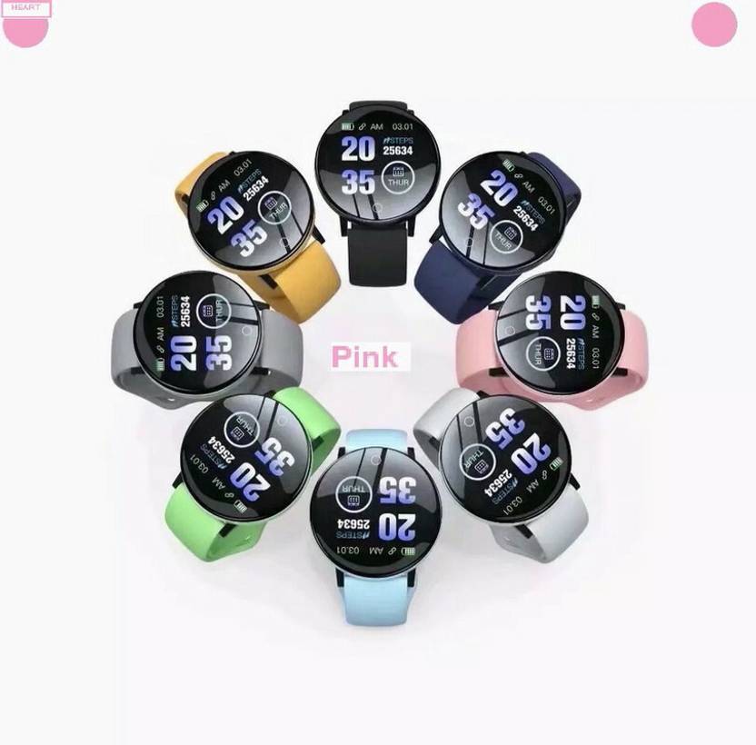 Jocoto FW42_D18PINK ADVANCE distance sedentary Macaron Smartwatch Pink ...