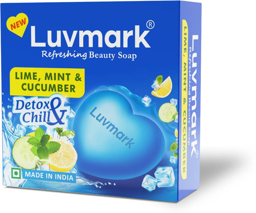 luvmark Refreshing Beauty Soap - Lime, Mint & Cucumber (8 x 75g ...