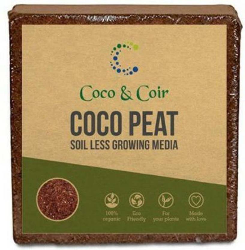 COCO & COIR Cocopeat Block Coir Pith Block Organic Soil Manure for ...