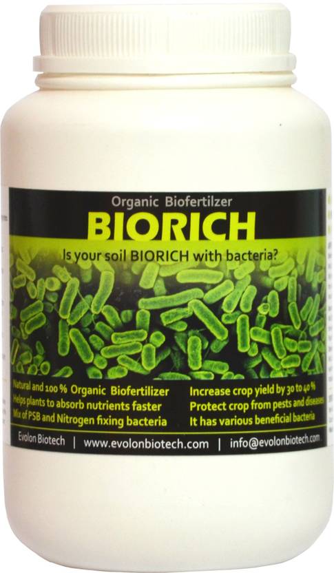 Evolon Biorich Biofertilizer - Organic Plant growth promoting Bacteria ...