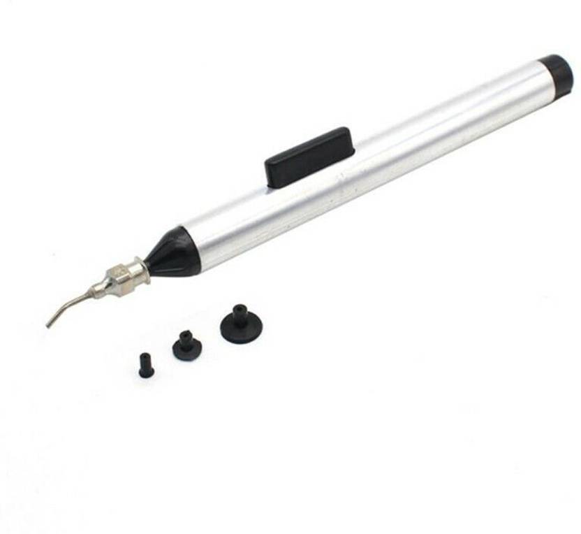 atozshop11 Silver Vacuum Sucking Pen IC SMD Easy Picker Up +3 Suction Headers 0 W Temperature ...