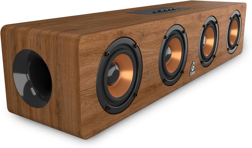 Buy iGear Ensemble Wooden Soundbar Speaker with Multiple Playback ...