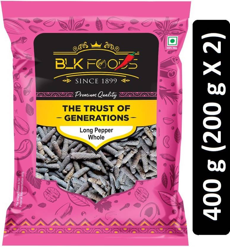 BLK FOODS Select Long Pepper Whole (Pipal Sabut) 400g (2 X 200g) Price ...