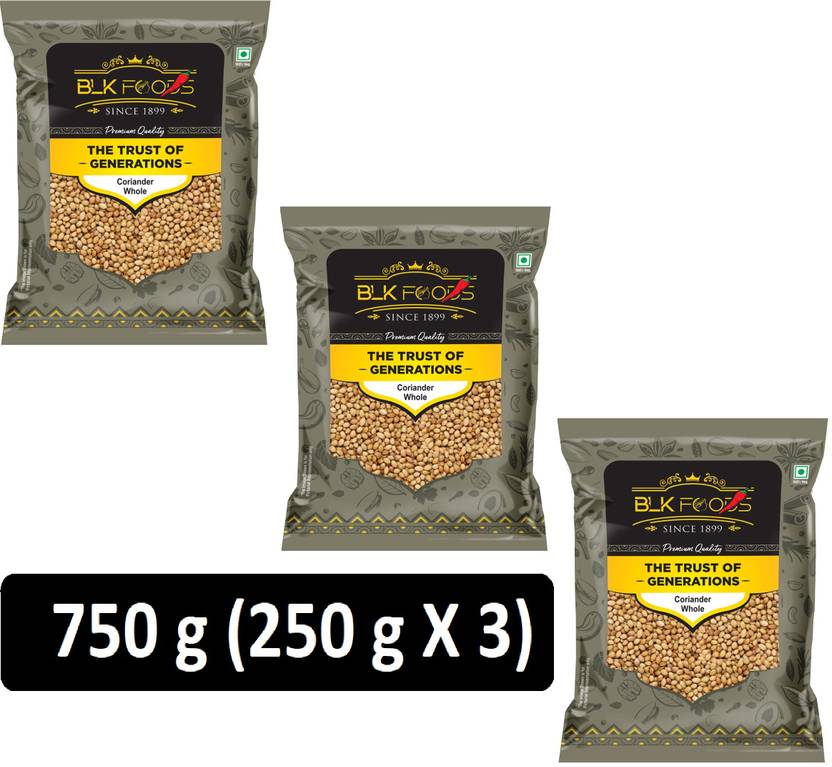 BLK FOODS Daily Coriander Whole (Dhaniya Sabut) 750g Price in India ...