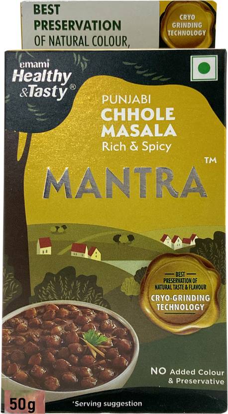 Emami Healthy and Tasty Mantra Punjabi Chhole Masala Price in India ...