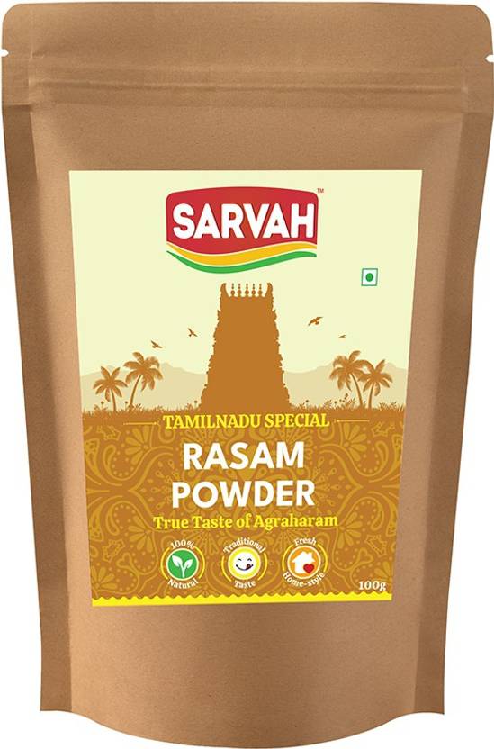 SARVAH Agraharam Special Rasam Powder 100g | Traditional South Indian ...