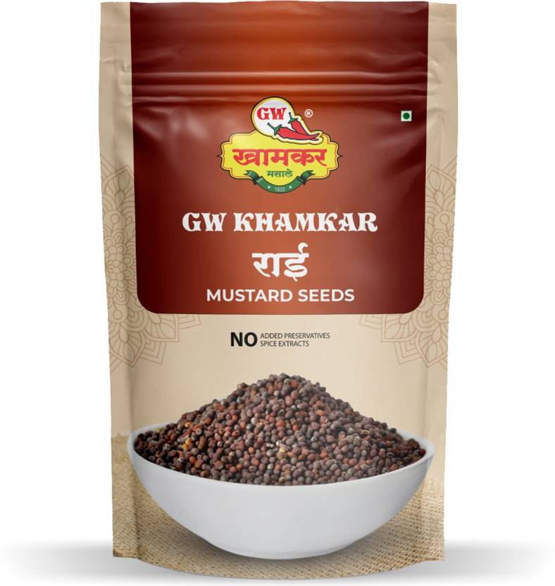 GW Khamkar Mohari/Mohri/Black Mustard Seeds/Kale Sarson Beej/Sarso Ke ...