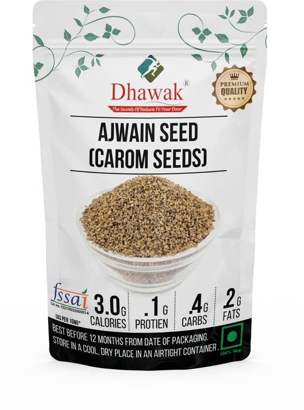 Dhawak Pure and Natural Ajwain Carrom Seeds Rich & Strong Flavour Price ...