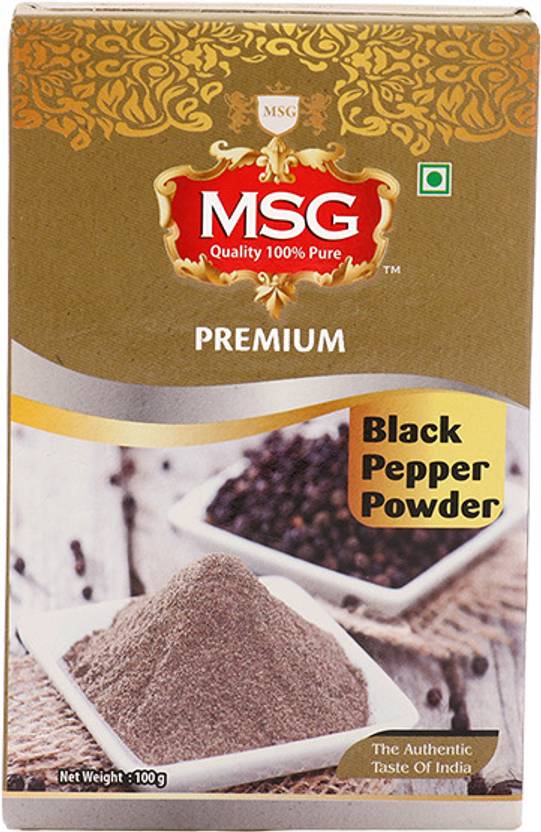 MSG Premium Black Pepper Powder Price in India - Buy MSG Premium Black Pepper Powder online at ...