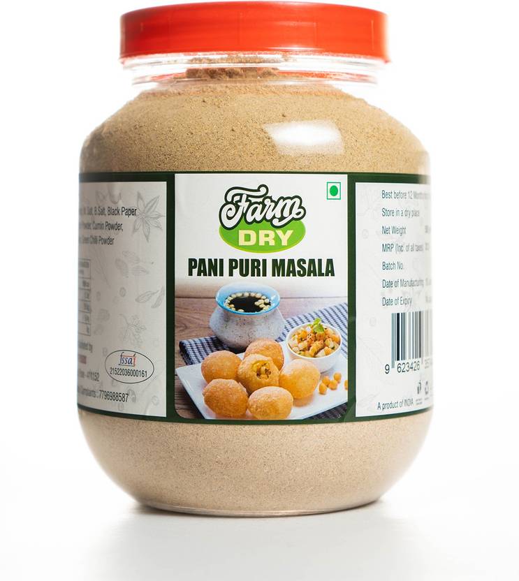 Farm Dry Mumbai Street Style Instant Panipuri Masala, 500g (GOL Gappa ...