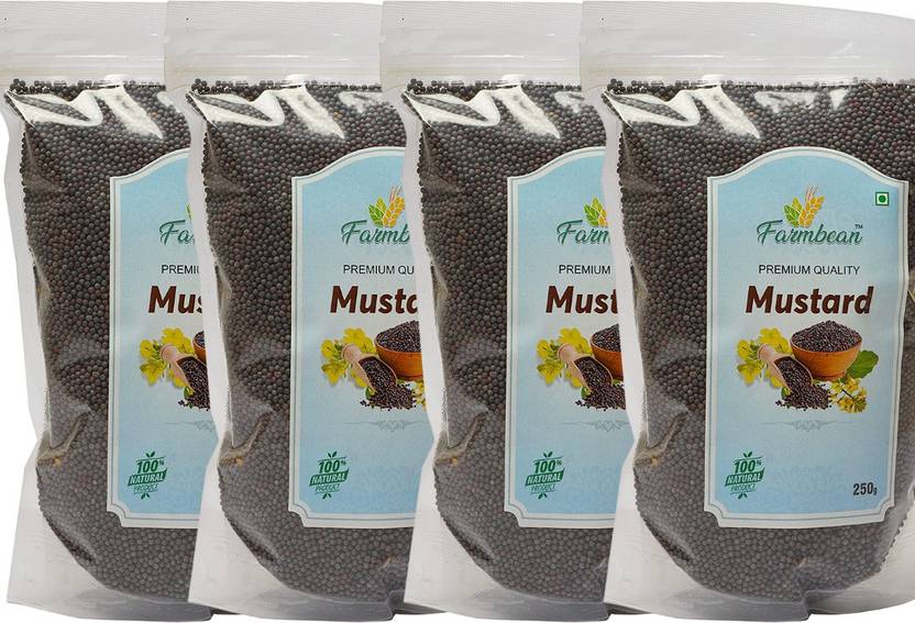 Farmbean Natural Mustard Seeds | Sarso seed | Whole Rai | Whole Mustard ...