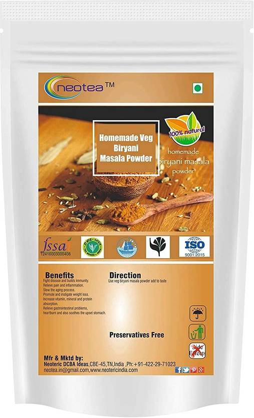 neotea Veg Biryani Masala Powder Price in India - Buy neotea Veg ...