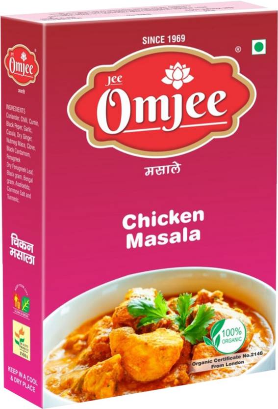 JEE OM JEE CHICKEN MASALA BOX 100GM Price in India - Buy JEE OM JEE ...