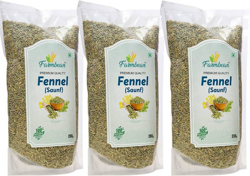 Farmbean Natural Fennel Seeds | Saunf | Soup Variyali | Whole Indian ...