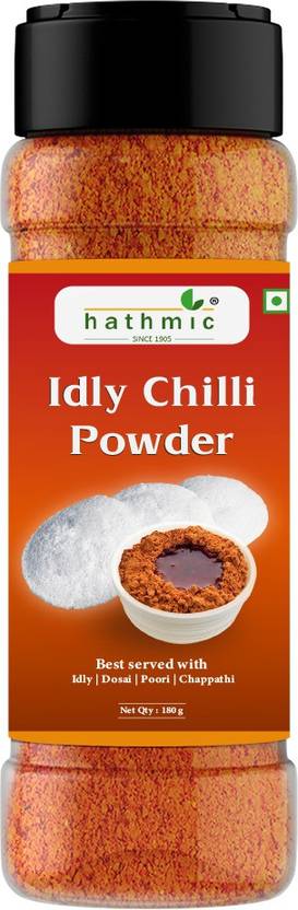 hathmic Idli Chilli Powder, 180g Price in India - Buy hathmic Idli ...