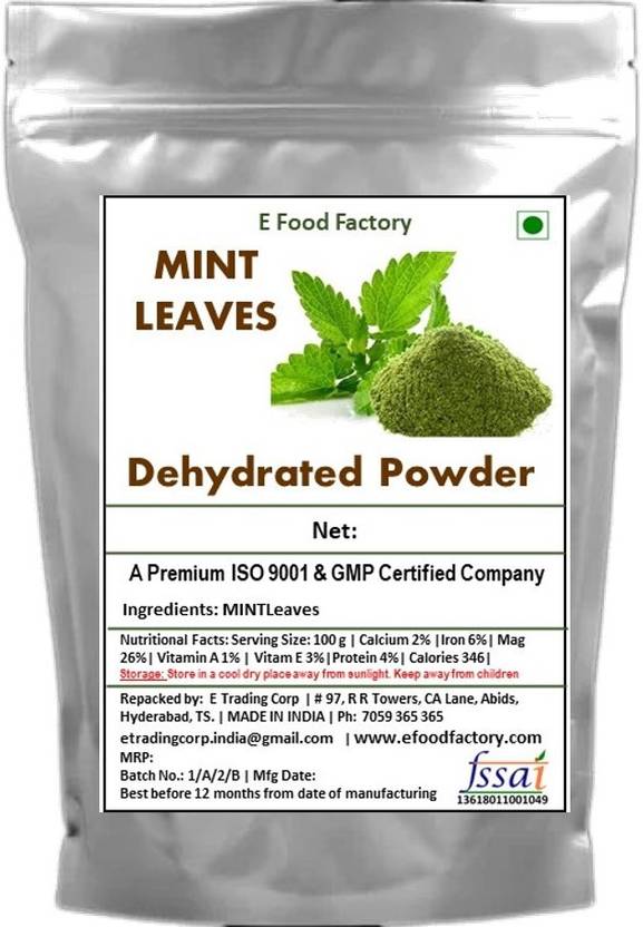 E Food Factory MINT LEAVES Dehydrated Powder 1 kg Price in India - Buy ...