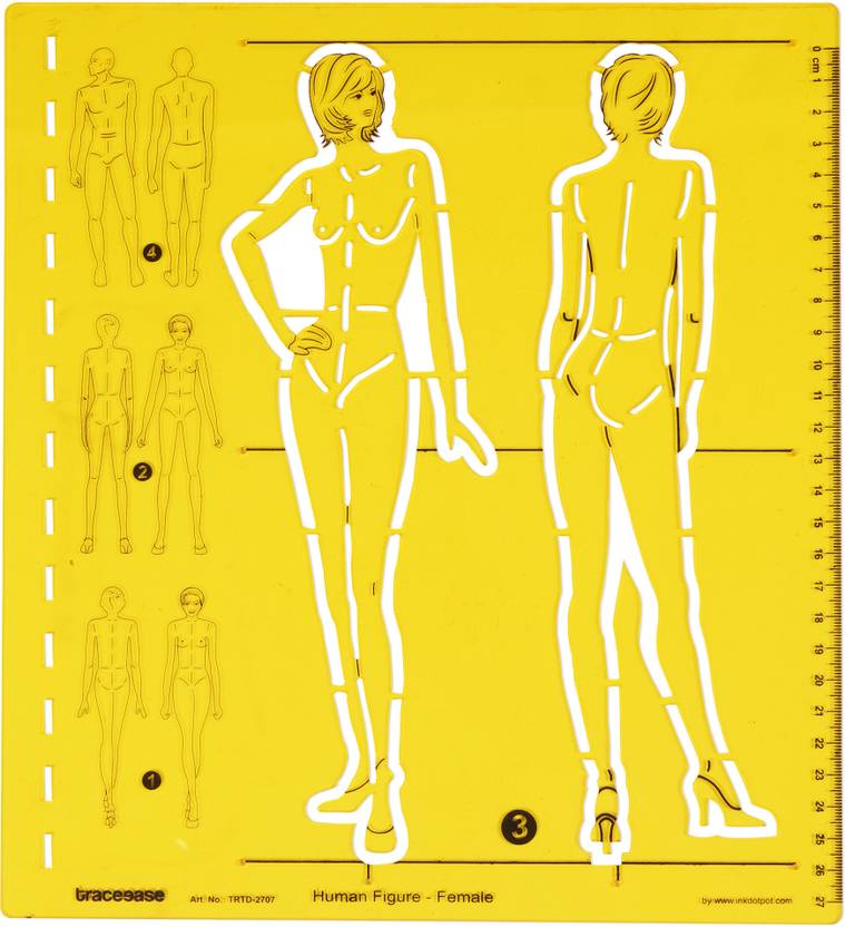 human figure stencils