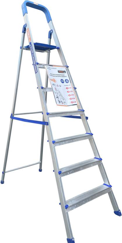 ESKAI INDIA Hybrid Heavy Duty Aluminium Folding 7 step ladder with ...