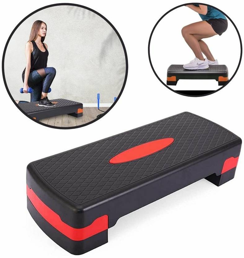 BREAK & BUILD Fitness Aerobic Adjustable Workout Stepper for Home & GYM ...