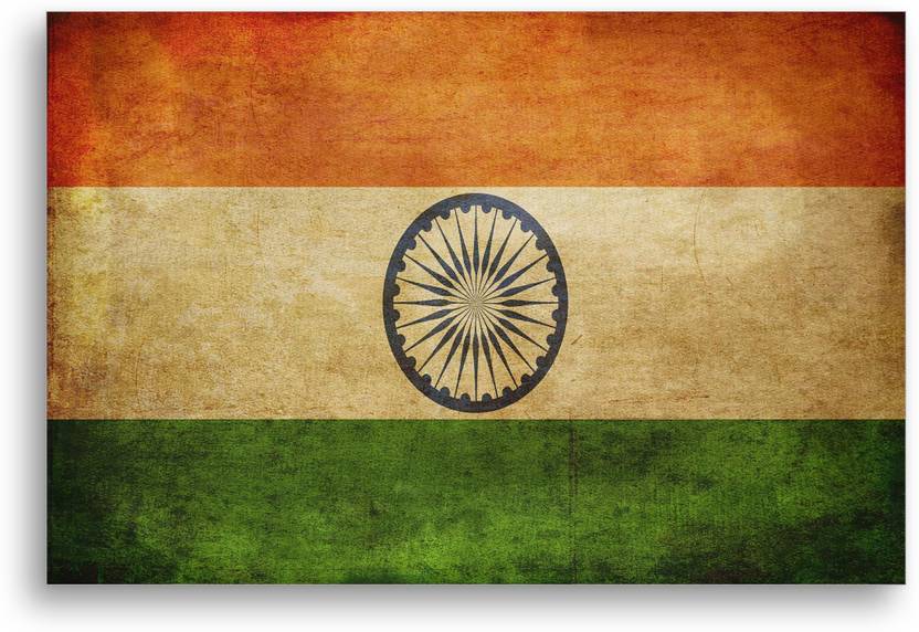 PRINTHUBS Indian Flag Tiranga Posters For Room Home office Wall Decor ...