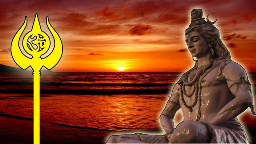 Online Collections 30.48 cm shiv ji Sticker Poster, God Shiva Poster ...