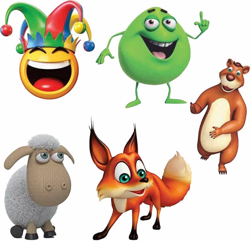 Approach Decor 60 cm Animals Funny Cartoon Switchboard Sticker For ...