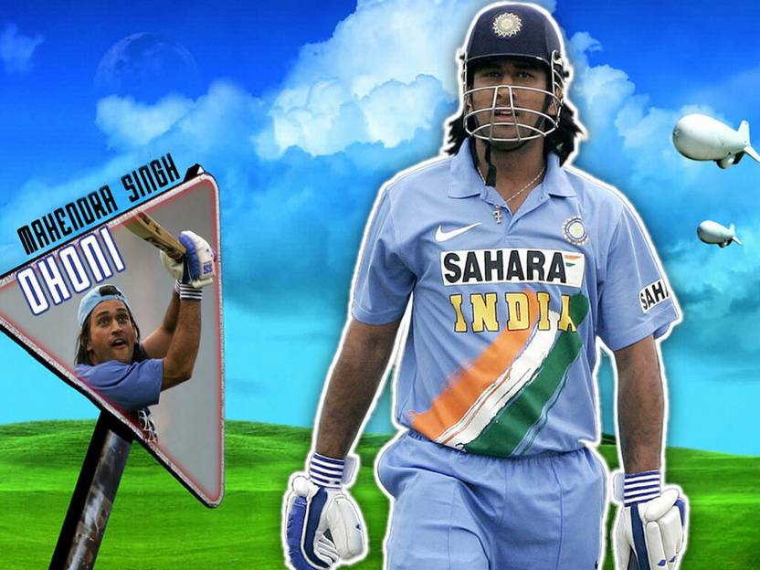 Online Collections 30.48 cm ms dhoni Sticker Poster ms dhoni Poster ...