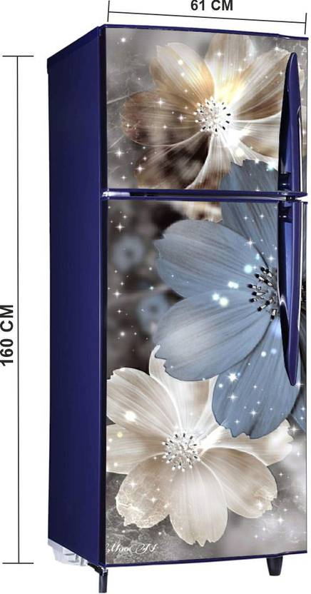 Extra Large Double Door Fridge Sticker Peel & Stick, Removable, Easy to ...