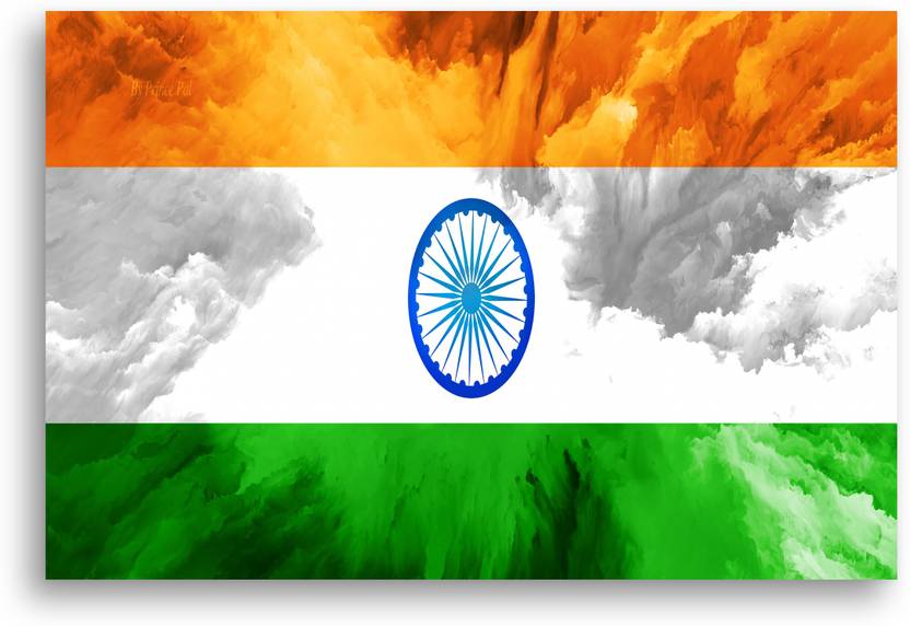 PRINTHUBS Indian Flag Tiranga Posters For Room Home office Wall Decor ...