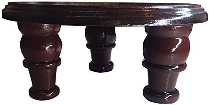 IAH BEAUTIFUL STOOL FOR LIVING ROOM/BEDROOM/OFFICE & POOJA STAND (BLACK ...