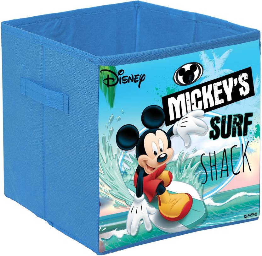 DISNEY Mickey Surf Print Storage Box|Clothes Organizer With Handle ...
