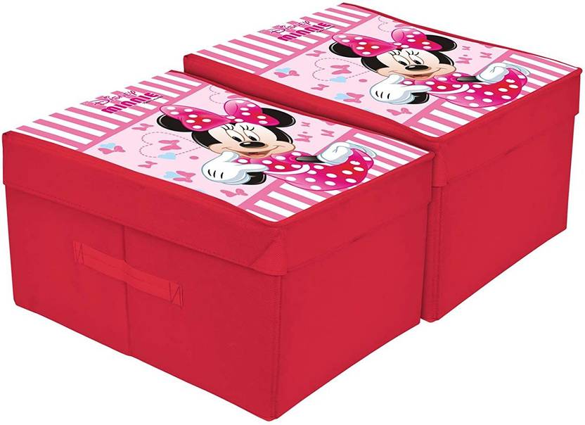 DISNEY Minnie PrintStorage Box|Storage With Handle & Lid 45 Ltr.,Pack ...
